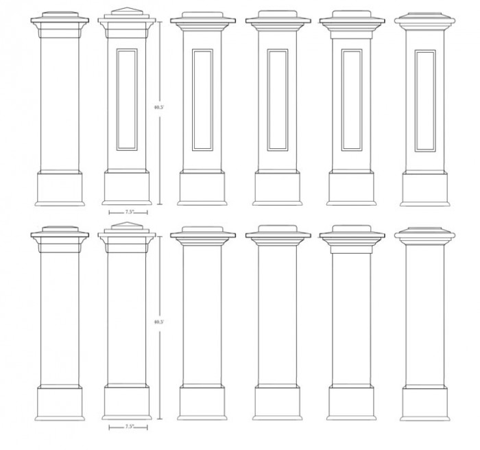 newel-drawings « EDGEWATER WOODWORK